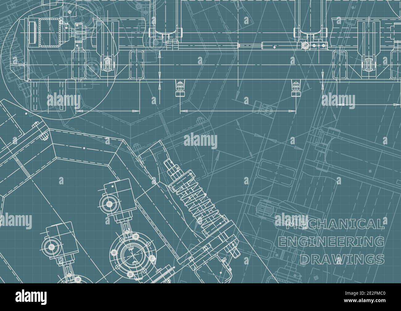 Computer aided design systems. Technical illustrations, backgrounds ...