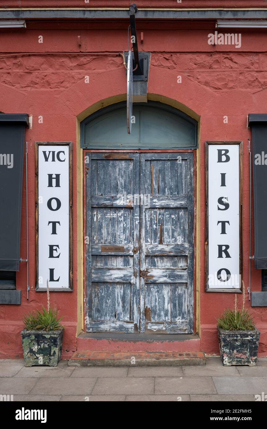 Avoca, Australia - Circa January 2021: Entrance to The Vic Bistro at ...