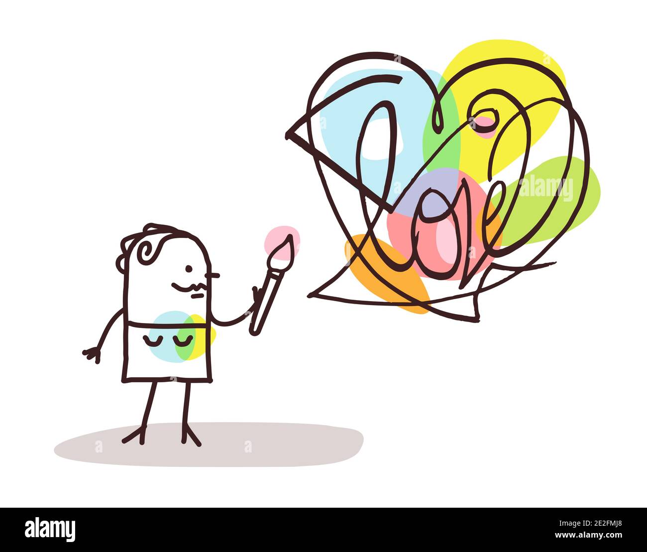 Art lover artist in Stock Vector Images - Alamy