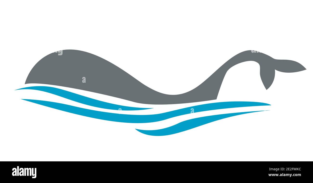 Whale. Concept fish logo Stock Vector Image & Art - Alamy