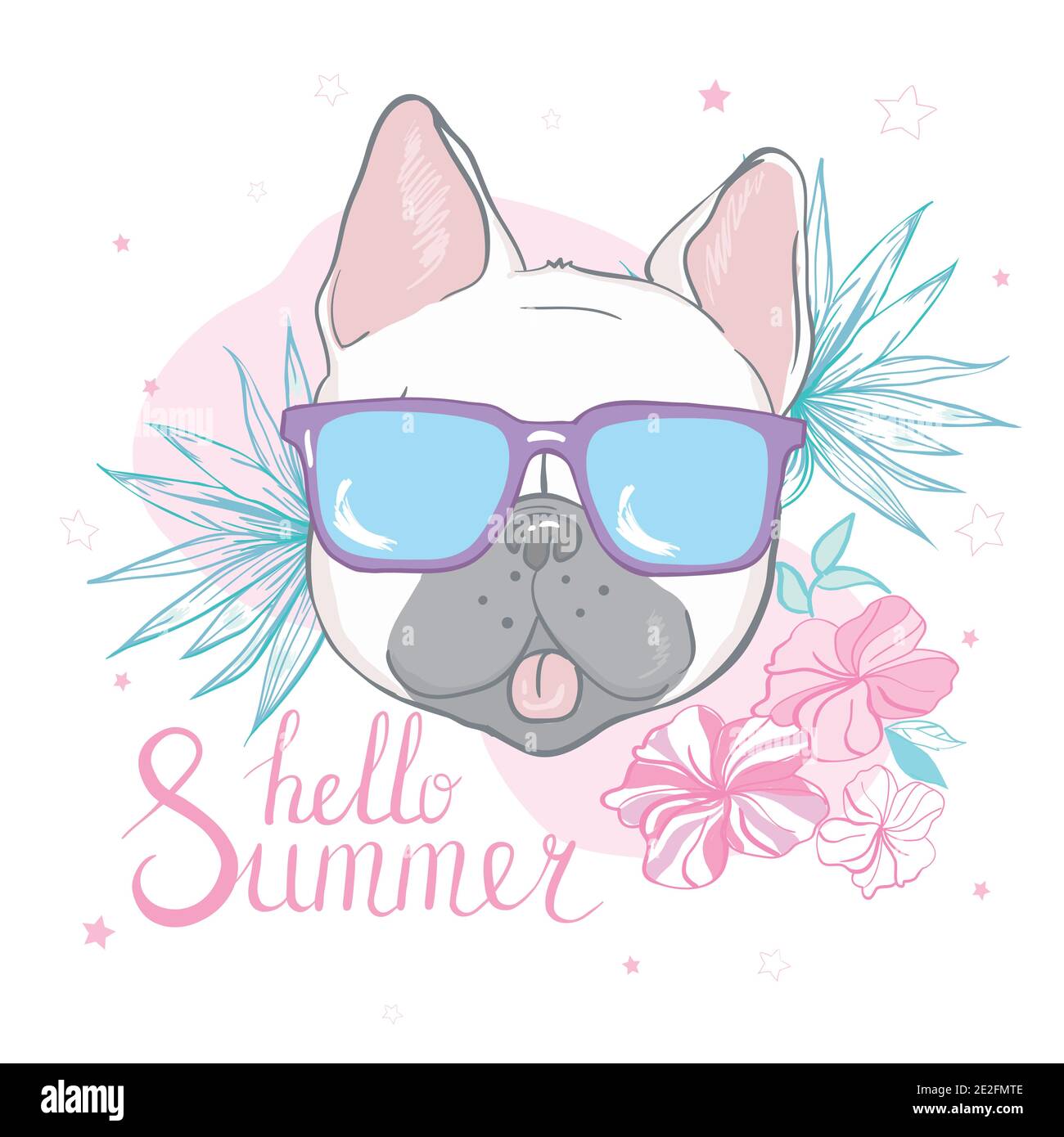 French vintage glasses Stock Vector Images - Alamy