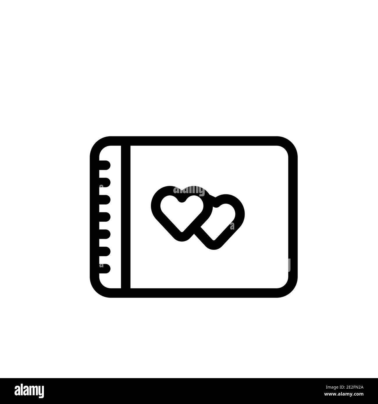 Photo Album Icon Vector