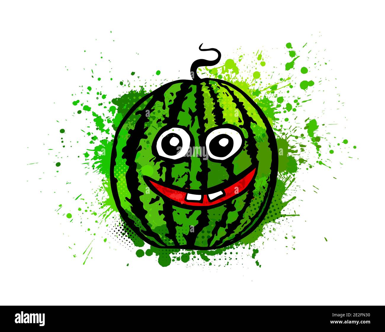 Cartoon Watermelon High Resolution Stock Photography and Images - Alamy