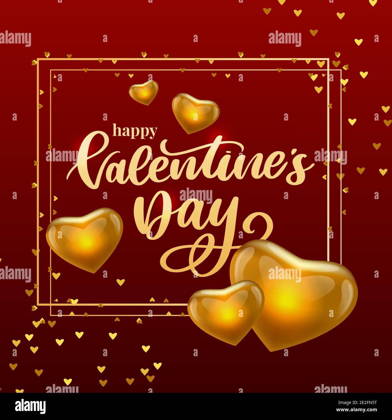Vector elements for Valentine's day design elements. Typography poster ...