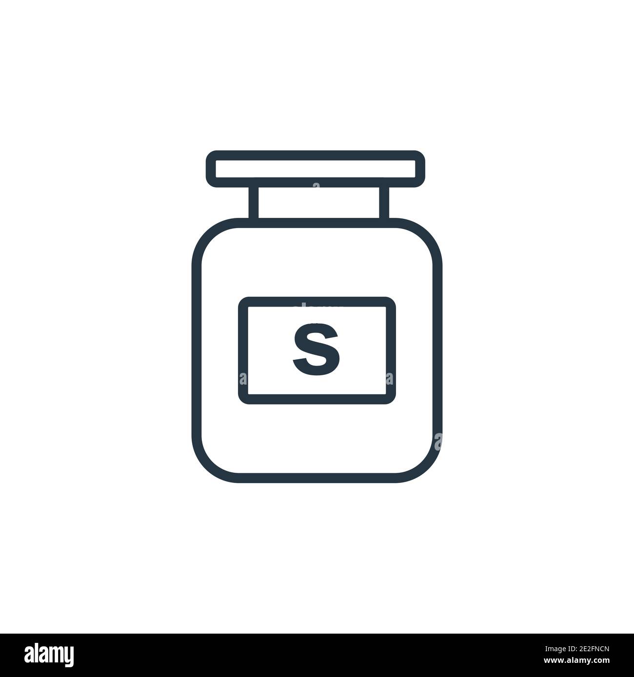 Solvent outline vector icon. Thin line black solvent icon, flat vector ...
