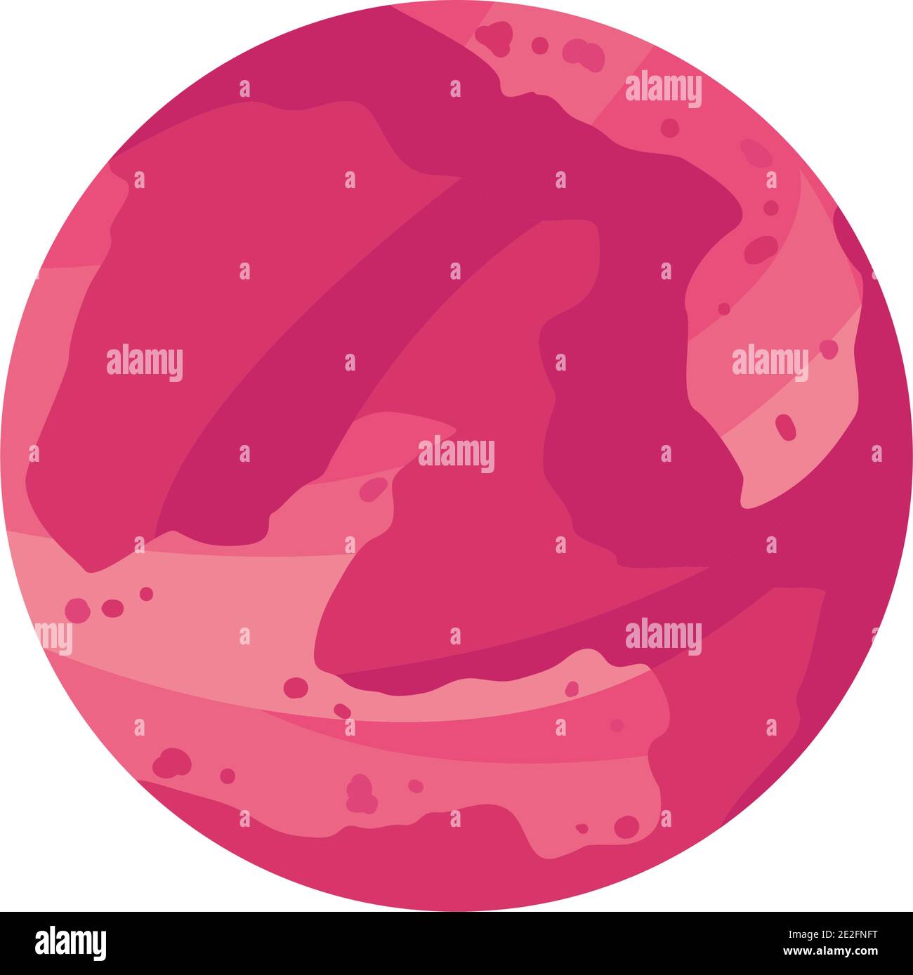 Space pink planet of universe cosmos and futuristic theme Vector ...