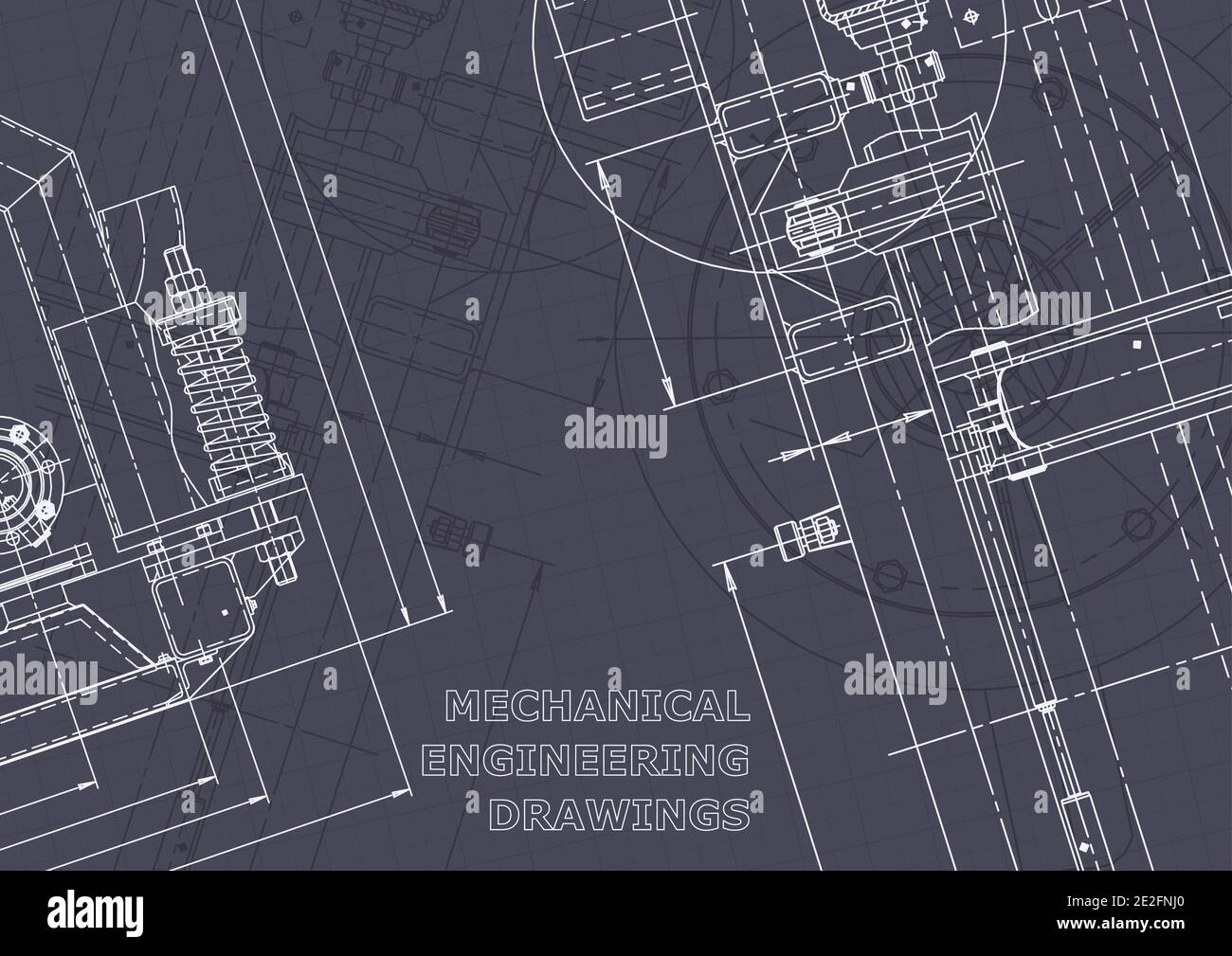 Blueprint, Sketch. Vector engineering illustration. Cover, flyer ...