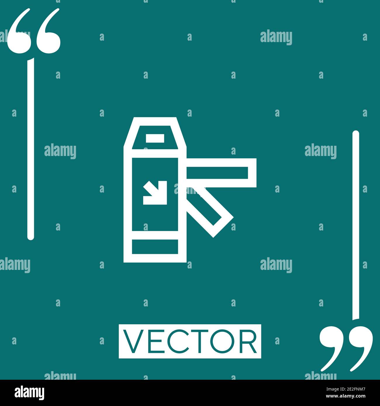 Turnstiles closed Stock Vector Images - Alamy