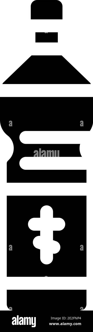 holy water glyph icon vector illustration black Stock Vector Image ...