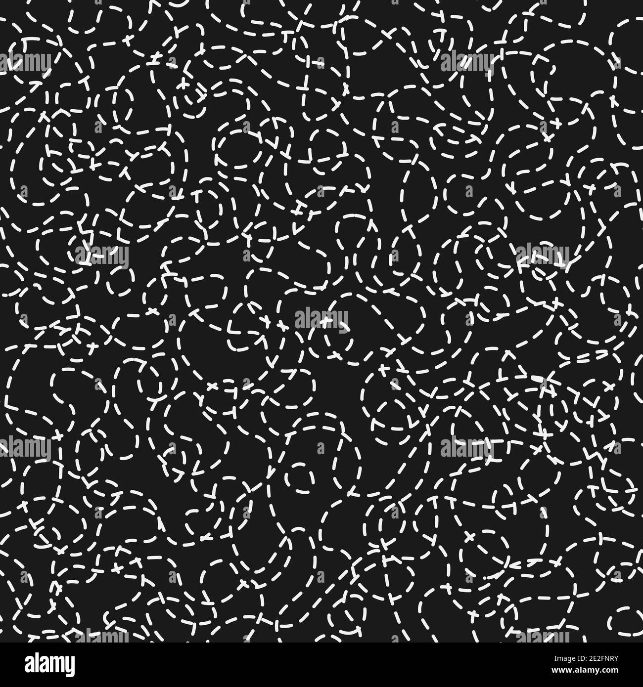 Dash, stroke, stripe path lines. Colorless dotted lines curves seamless ...