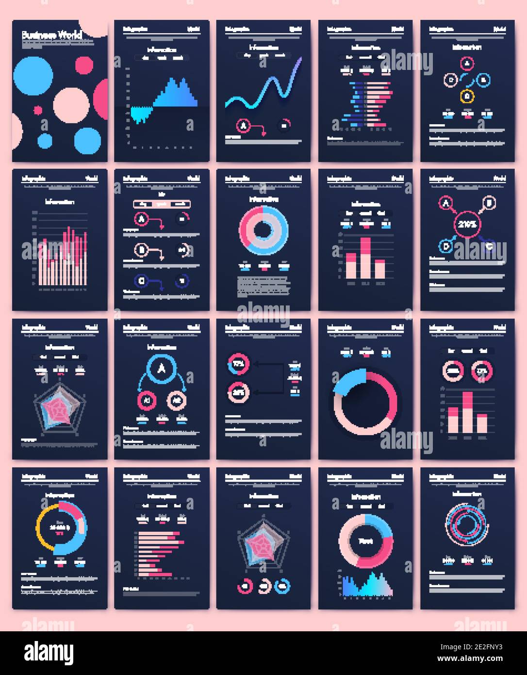 Modern infographic vector elements for business brochures. Use in ...