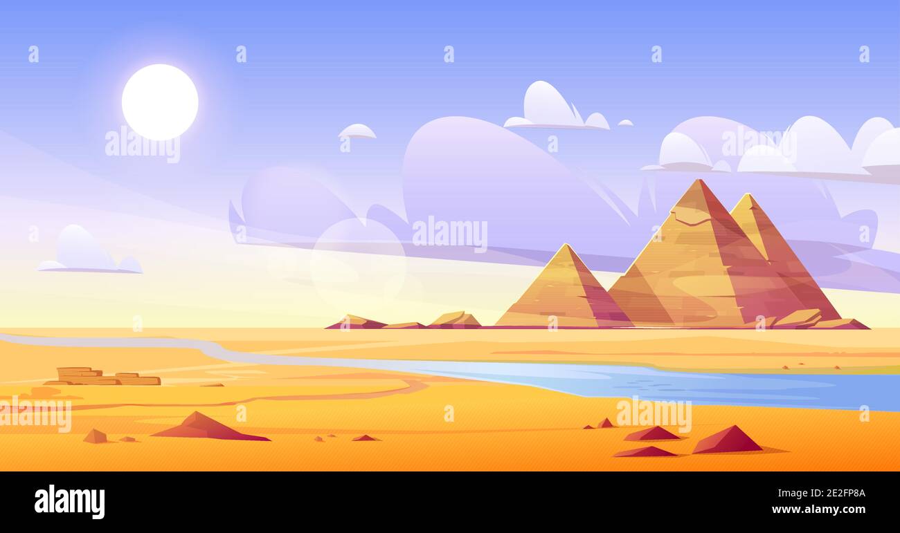 Giza pyramids and river nile hi-res stock photography and images - Alamy