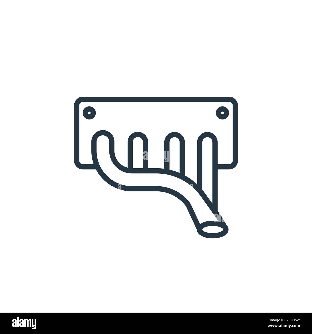 Air intake manifold car Stock Vector Images - Alamy