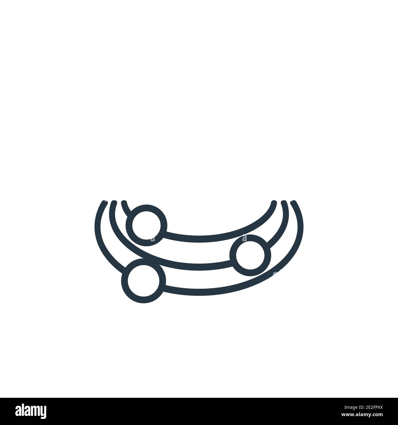 Galaxy view outline vector icon. Thin line black galaxy view icon, flat ...