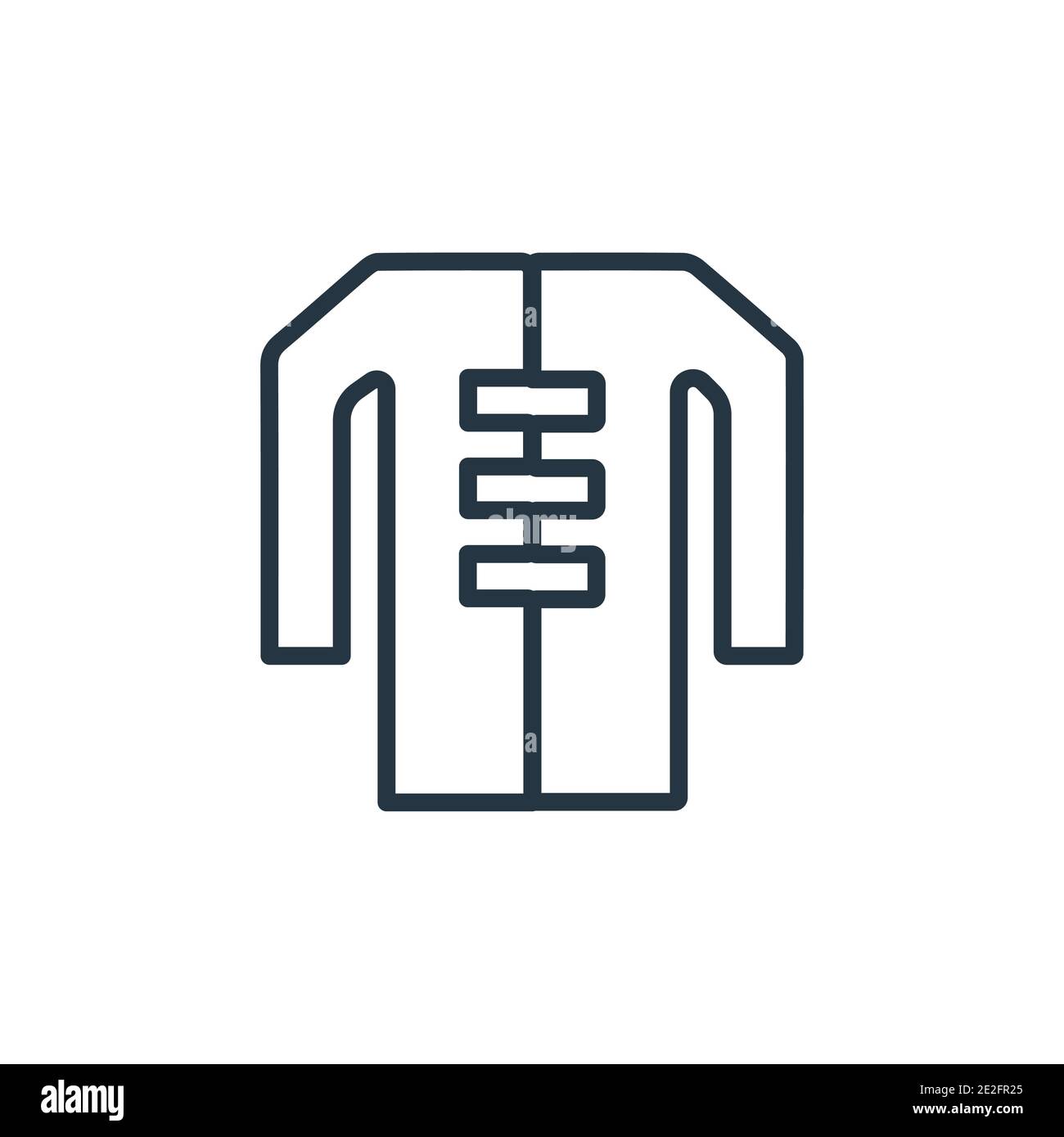 Tang outline vector icon. Thin line black tang icon, flat vector simple ...