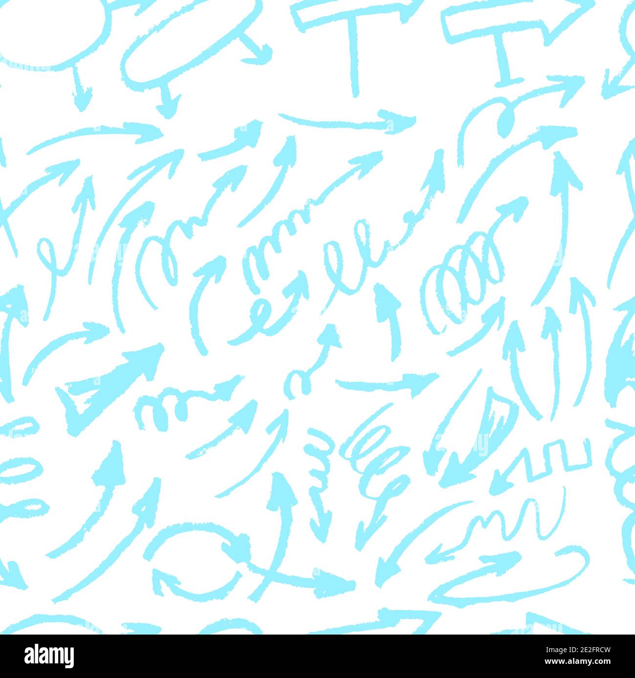 Seamless Cute children's drawing. Wax crayons. Elements for design ...