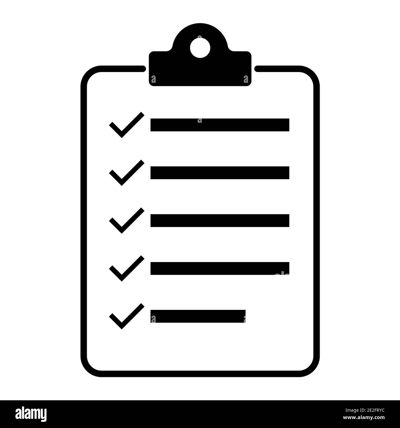 Checklist Clipart Black And White