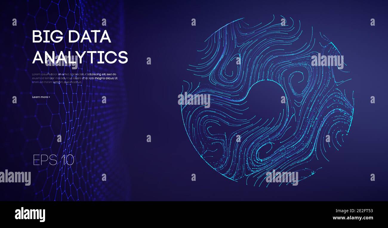 Abstract Big Data Flow Background. Software code agile industrial ...