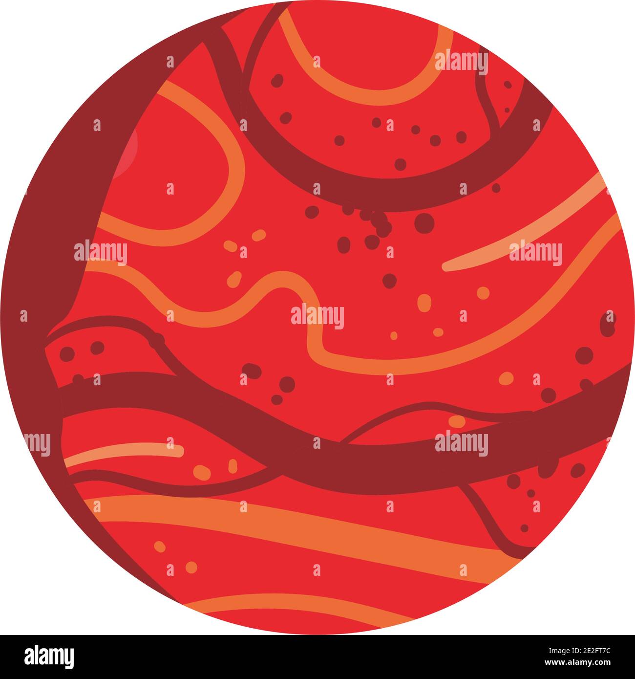 Space red planet of universe cosmos and futuristic theme Vector ...