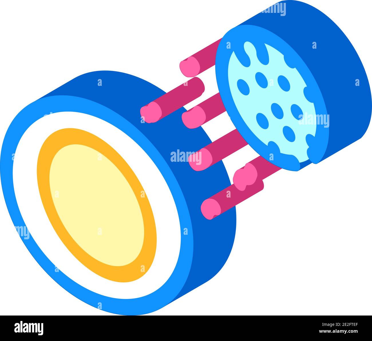 process describing ebb and flow isometric icon vector illustration ...