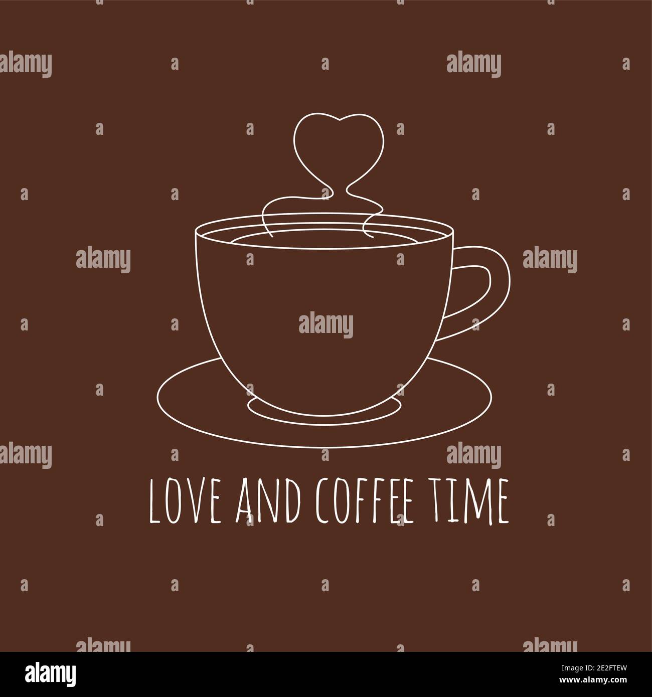 Simple Cup of black coffee icon. Vector Illustration Stock Vector Image ...