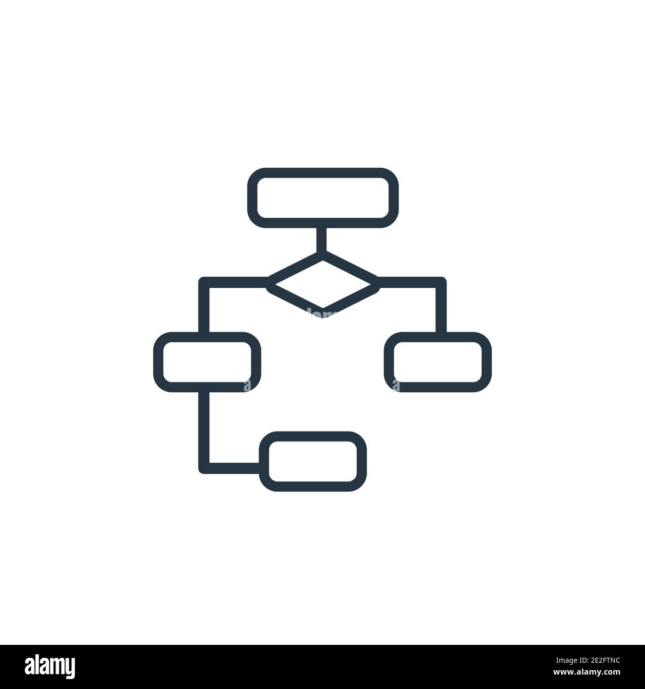 Diagram outline vector icon. Thin line black diagram icon, flat vector ...