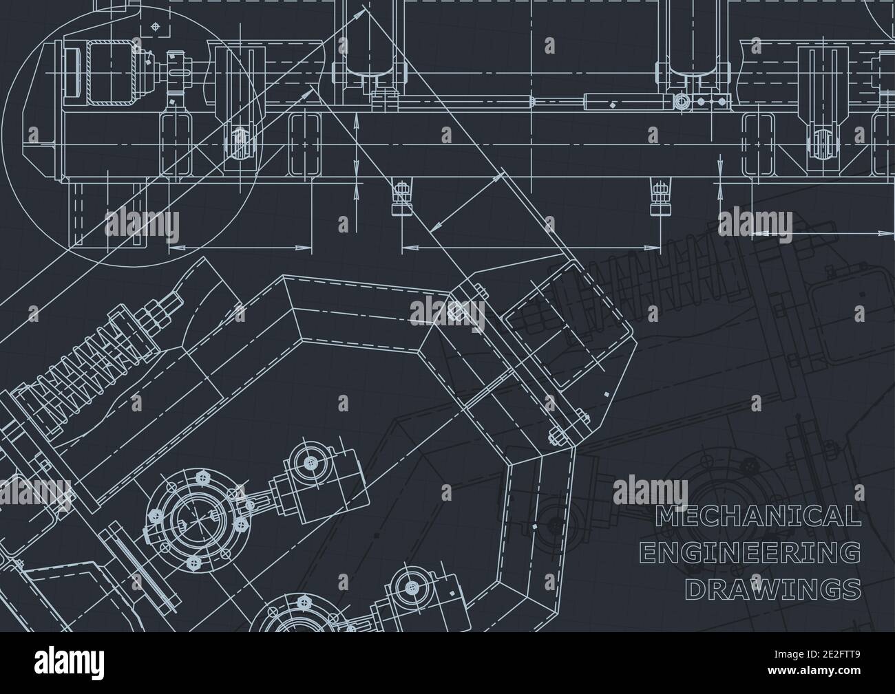 Computer aided design systems. Corporate Identity. Blueprint, scheme ...