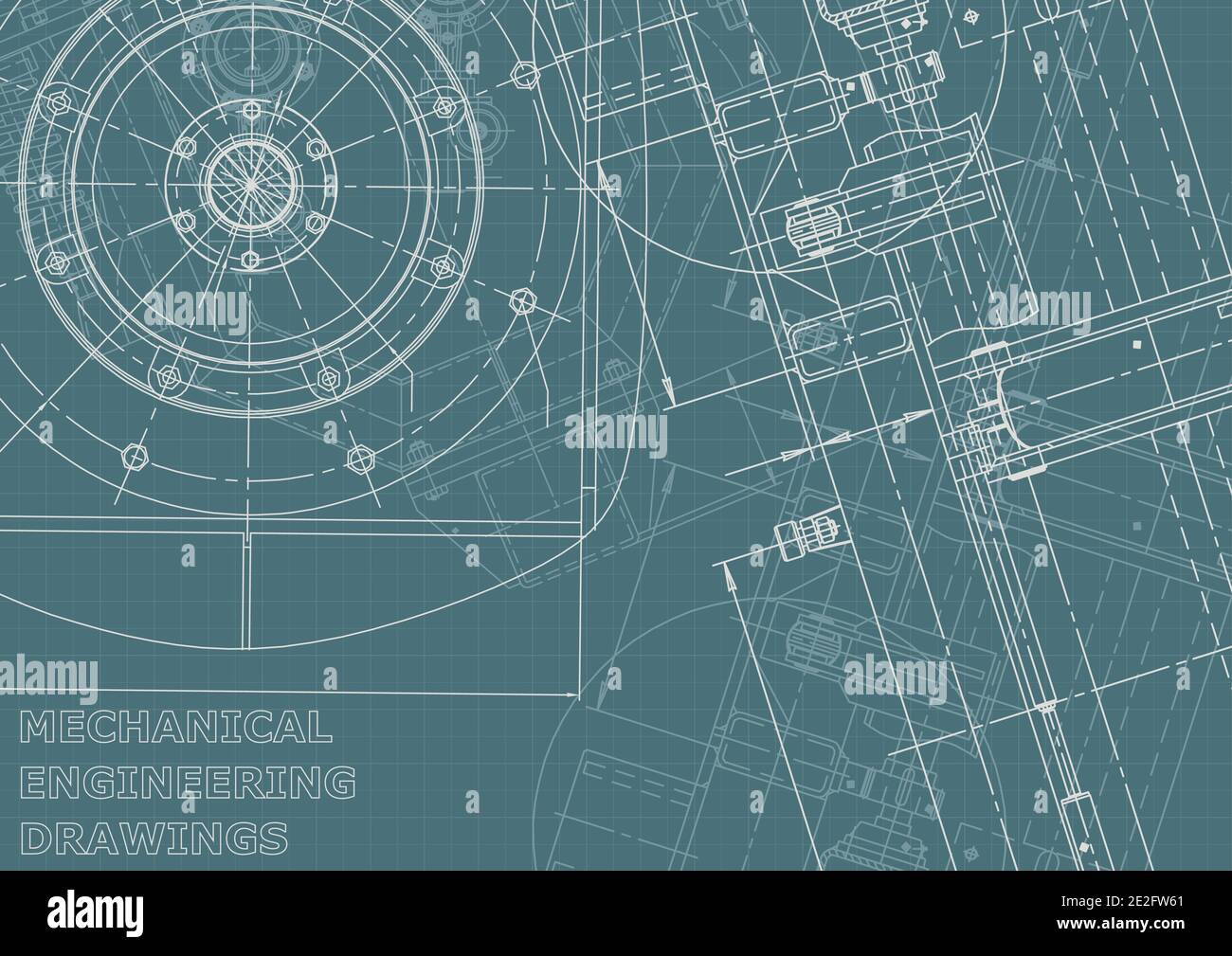 Mechanical Engineering Car Blueprint