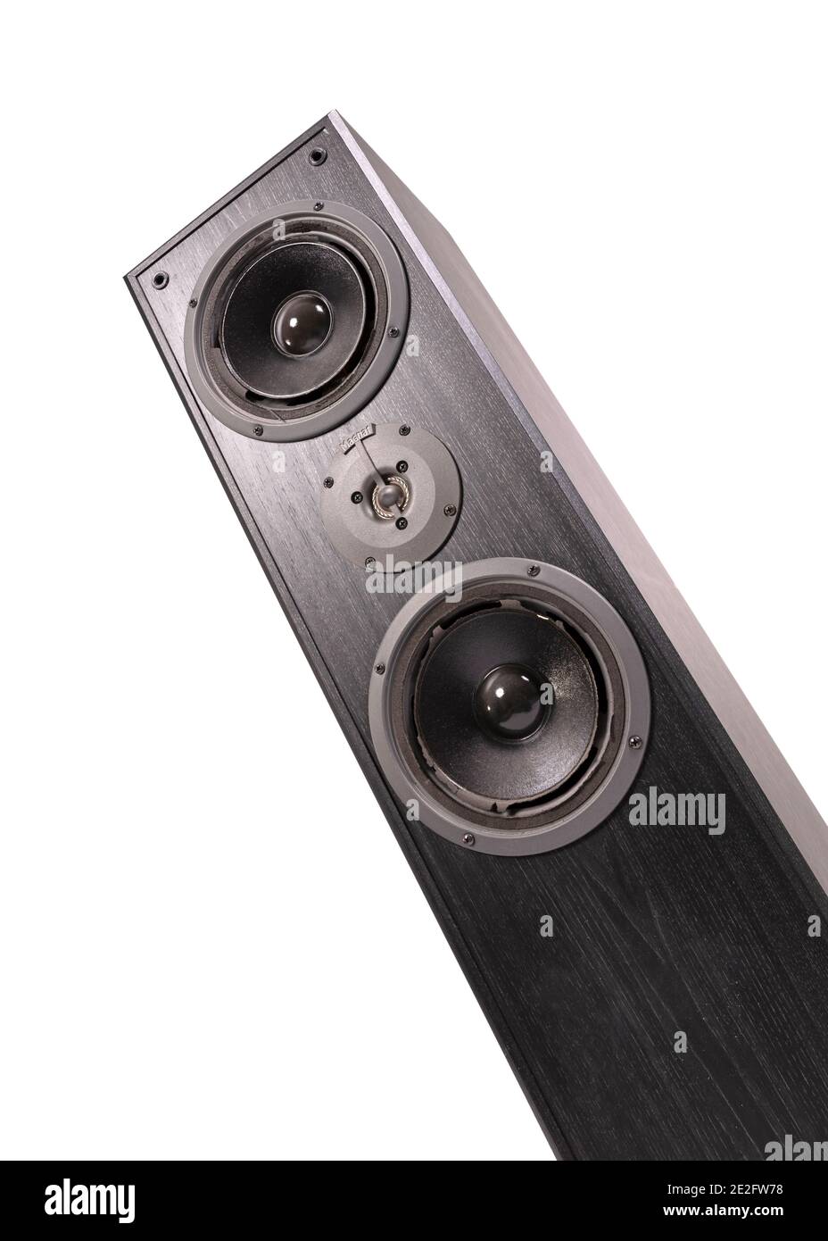 Broken audio speaker, done playing music, isolated Stock Photo - Alamy