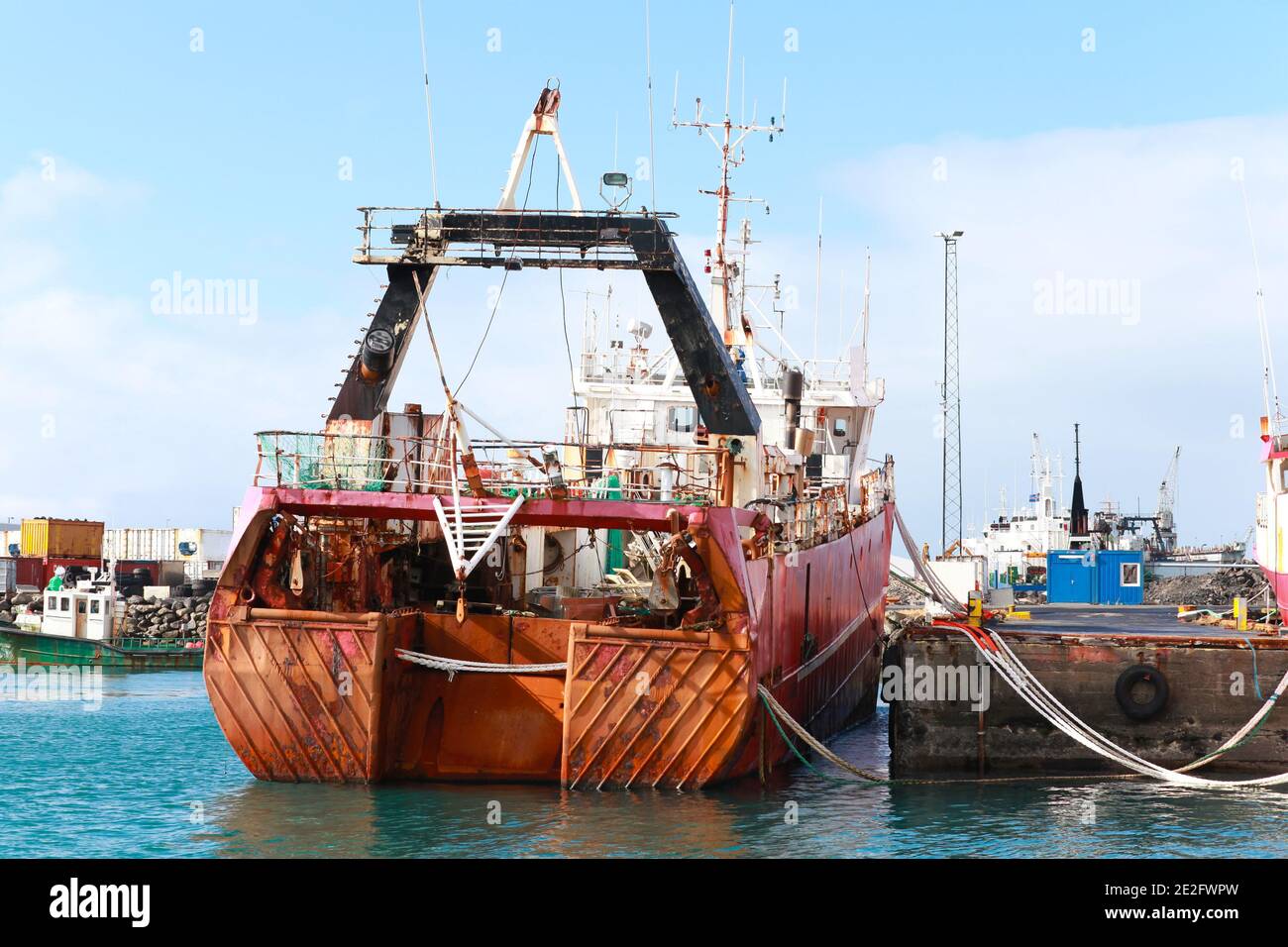 Stern of atlantic trawler hi-res stock photography and images - Alamy