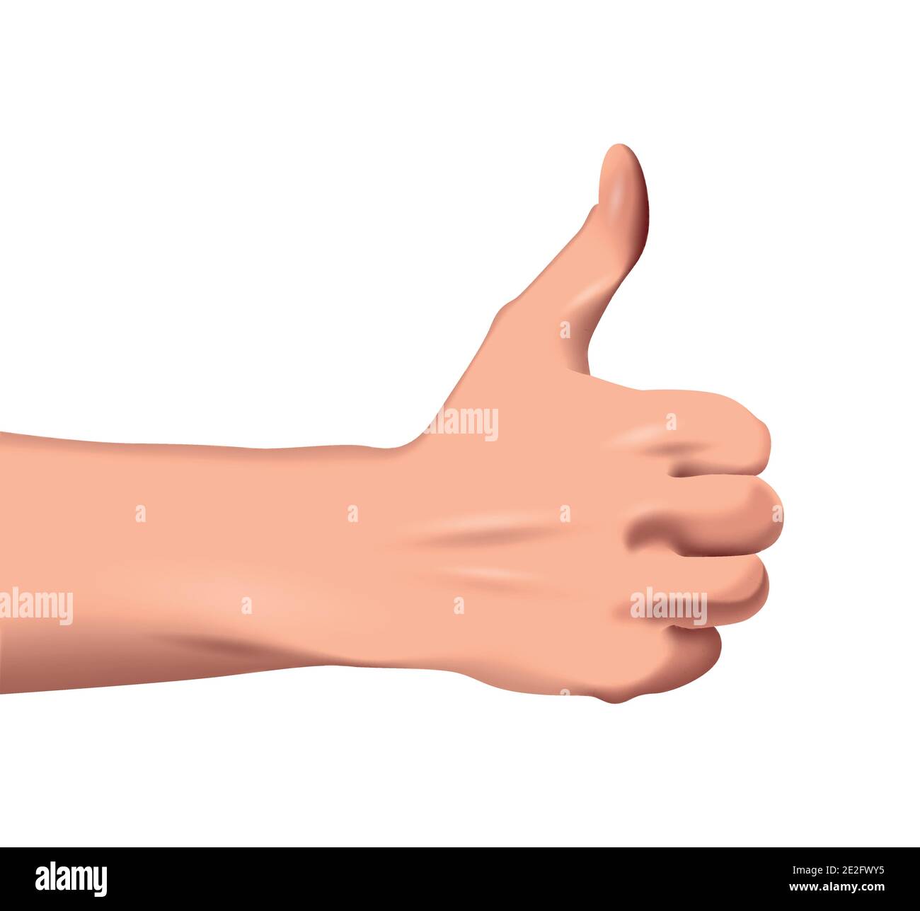 Man yes gesture in Stock Vector Images - Alamy