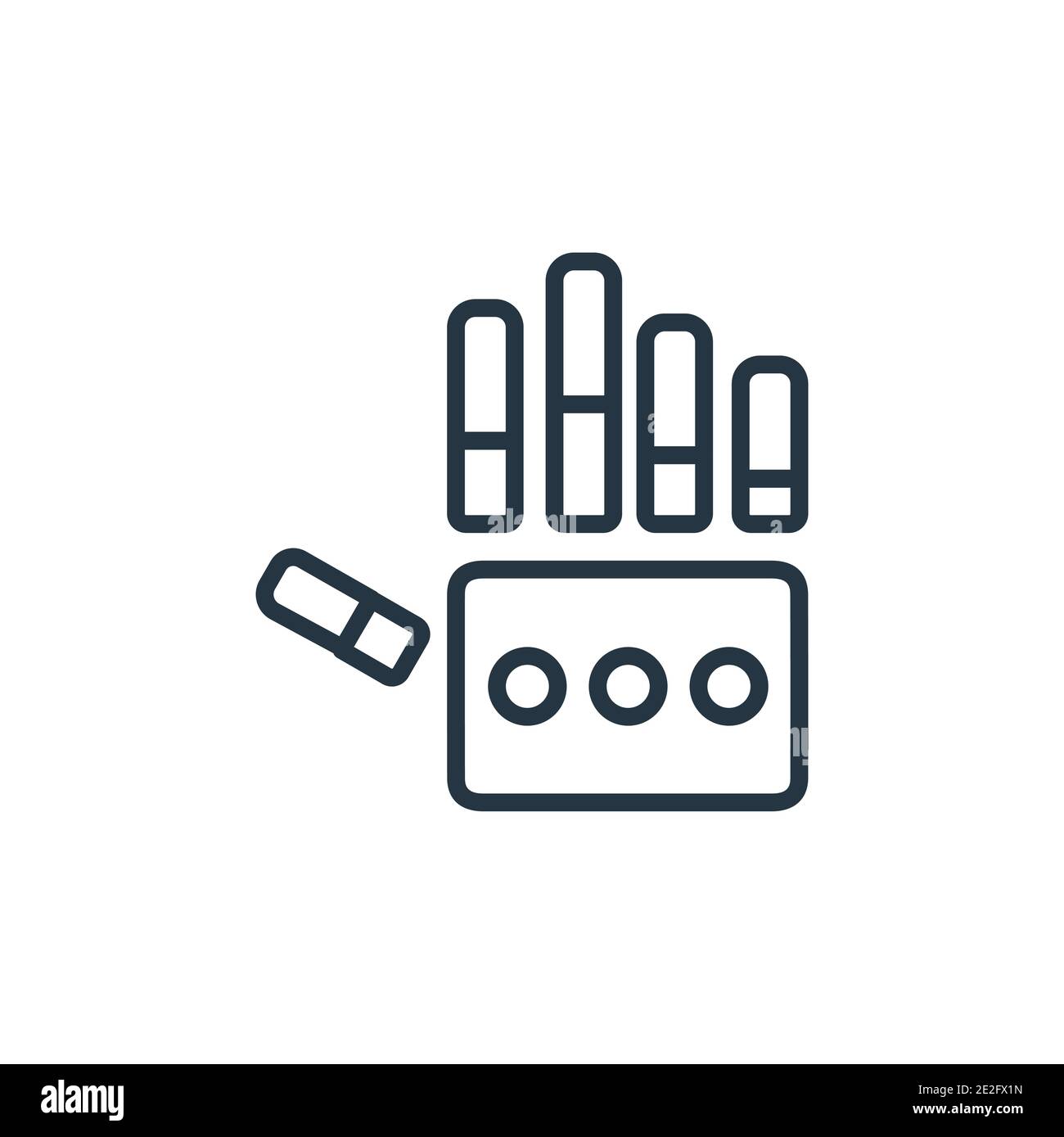 Bionic arm outline vector icon. Thin line black bionic arm icon, flat ... Bionic arm outline vector icon. Thin line black bionic arm icon, flat ...