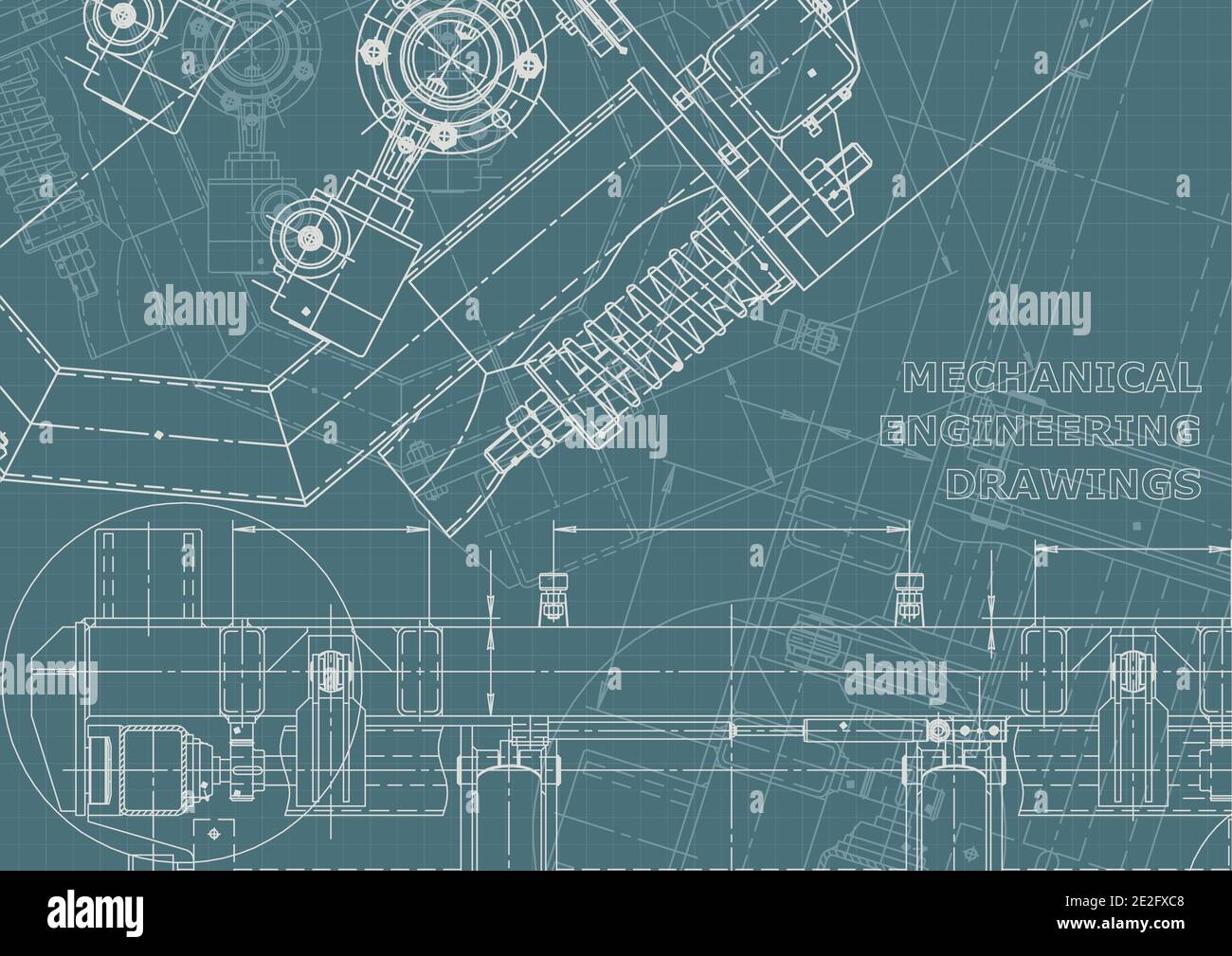 Mechanical instrument making. Technical Corporate Identity. Vector ...