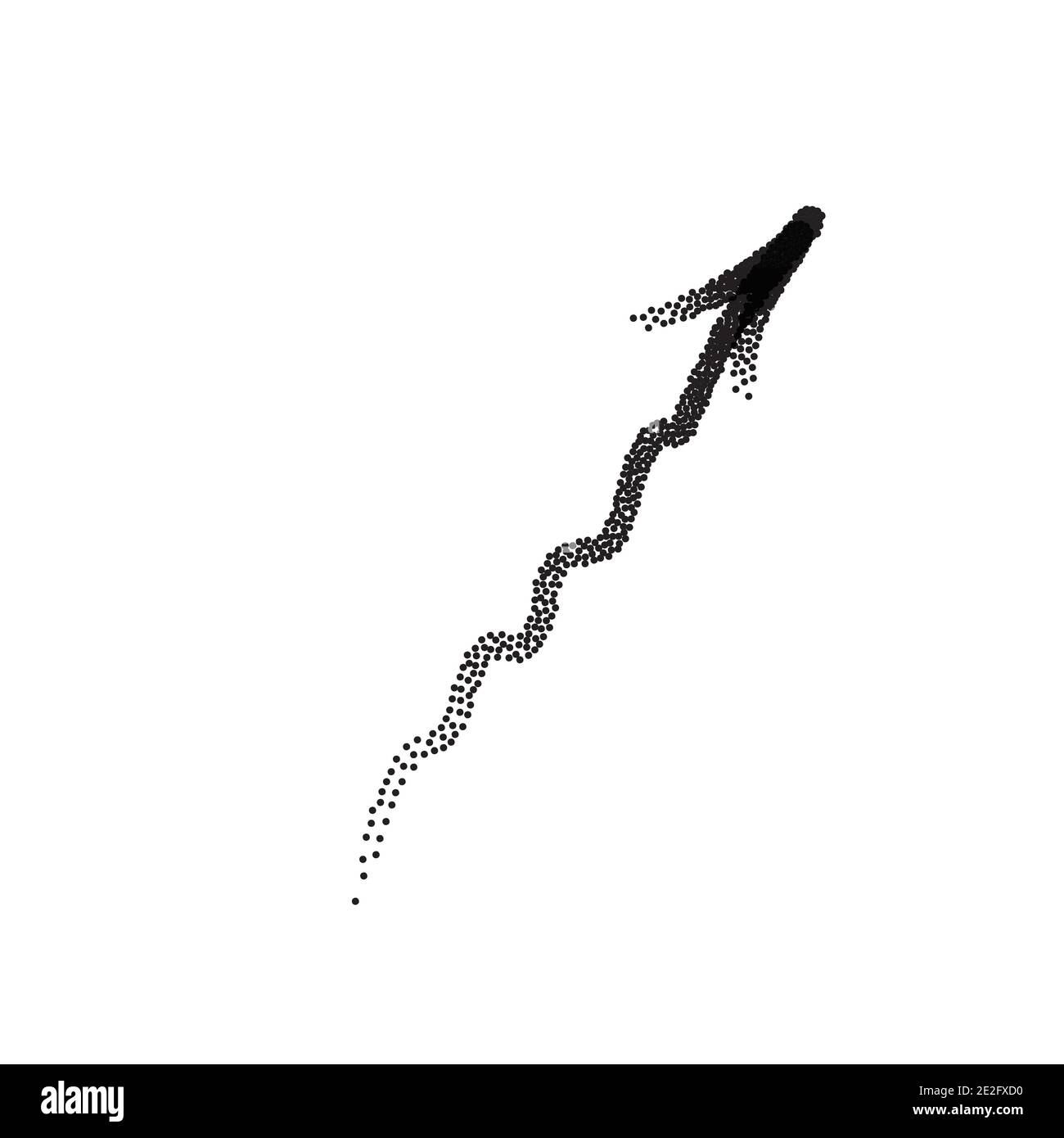 Handdrawn stipple arrow vector in sketch style isolated on white ...