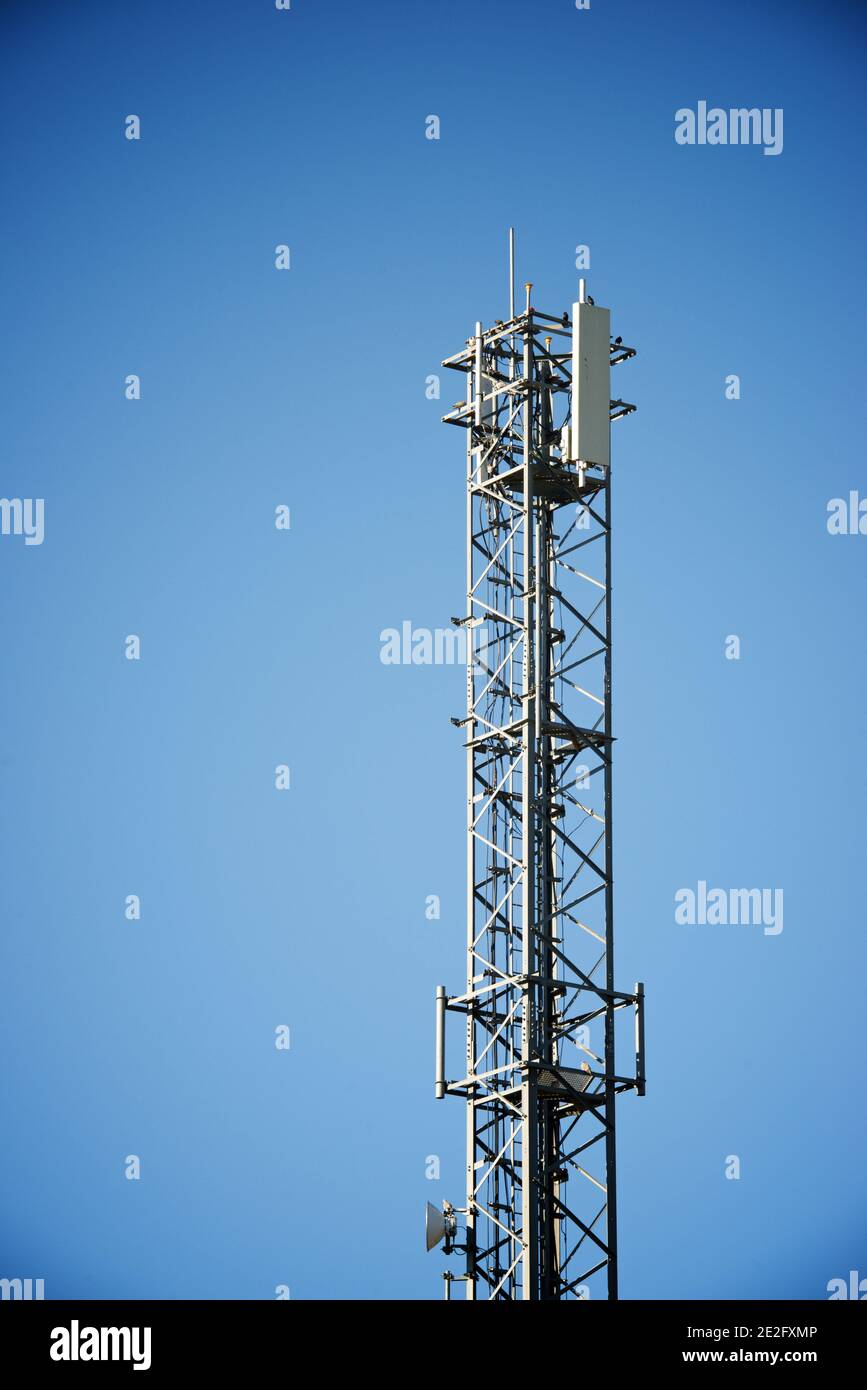 Closeup telecommunication tower clear hi-res stock photography and ...