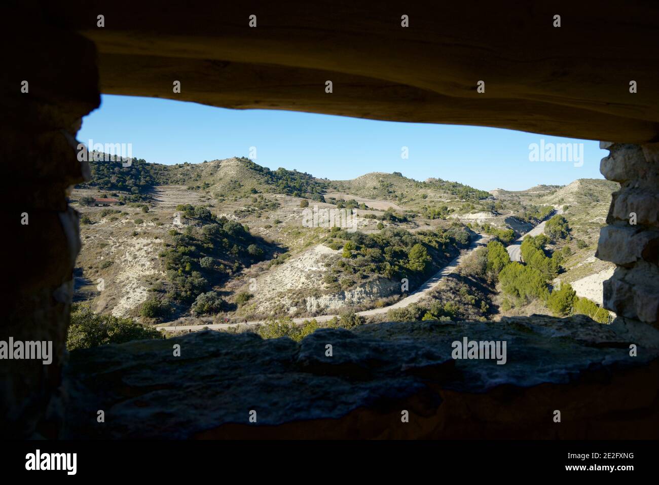 Reconstruction of a defensive position, named as George Orwell trench ...
