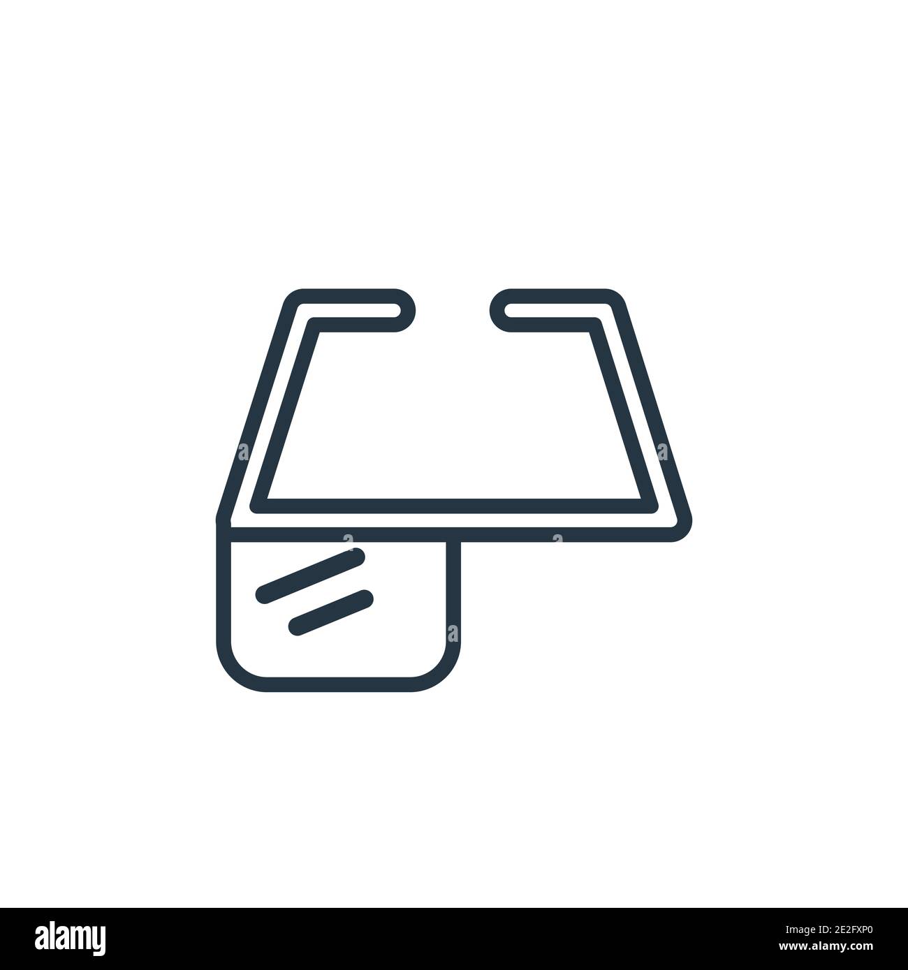 Ar monocle outline vector icon. Thin line black ar monocle icon, flat ...