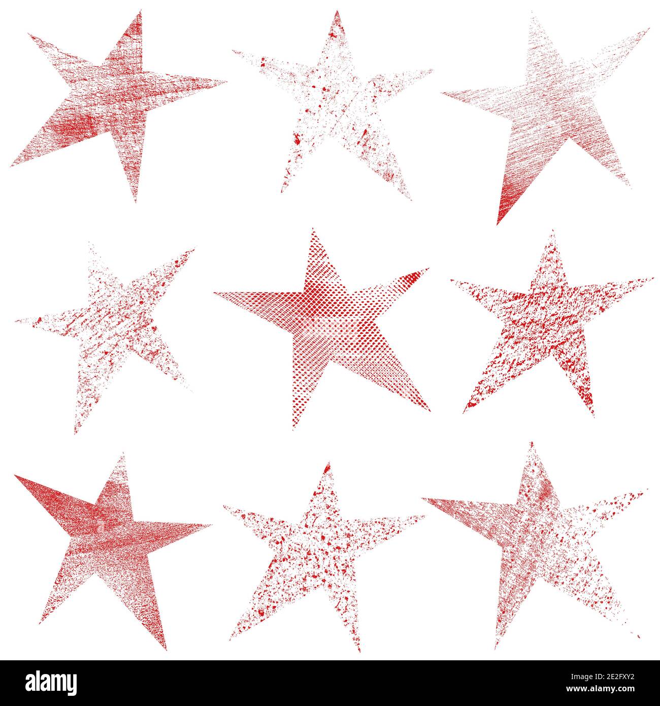 Star Set Grunge Stock Vector Image & Art - Alamy