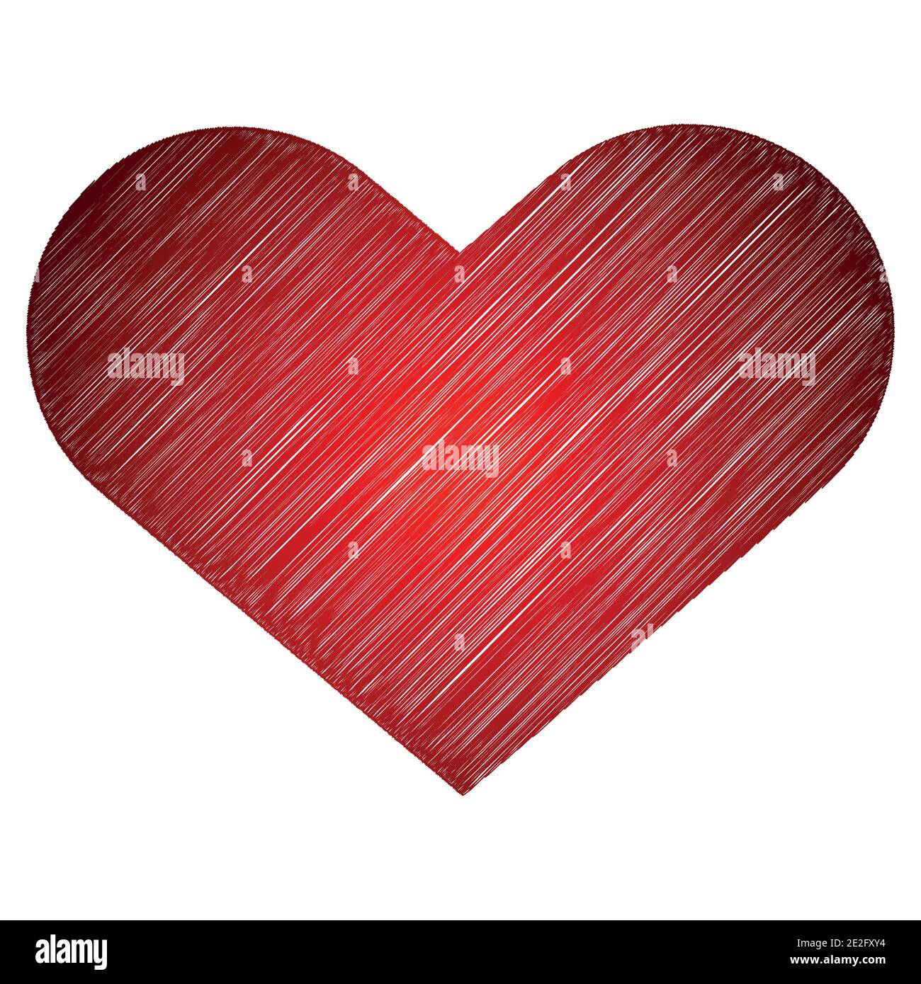 Red heart icon, symbol, vector for apps and websites Stock Vector Image ...