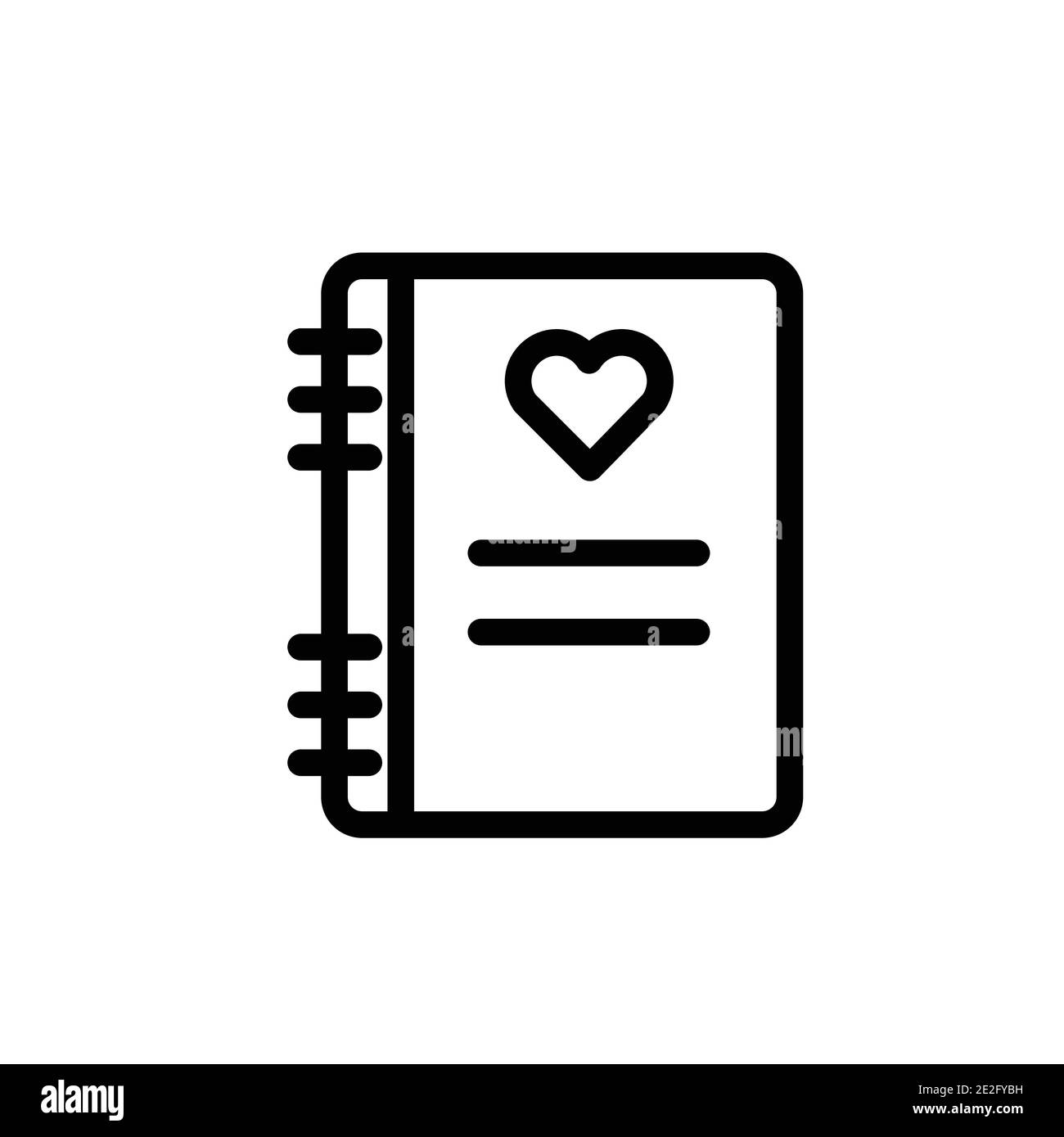 Guests book outline vector icon. Thin line black guests book icon, flat ...