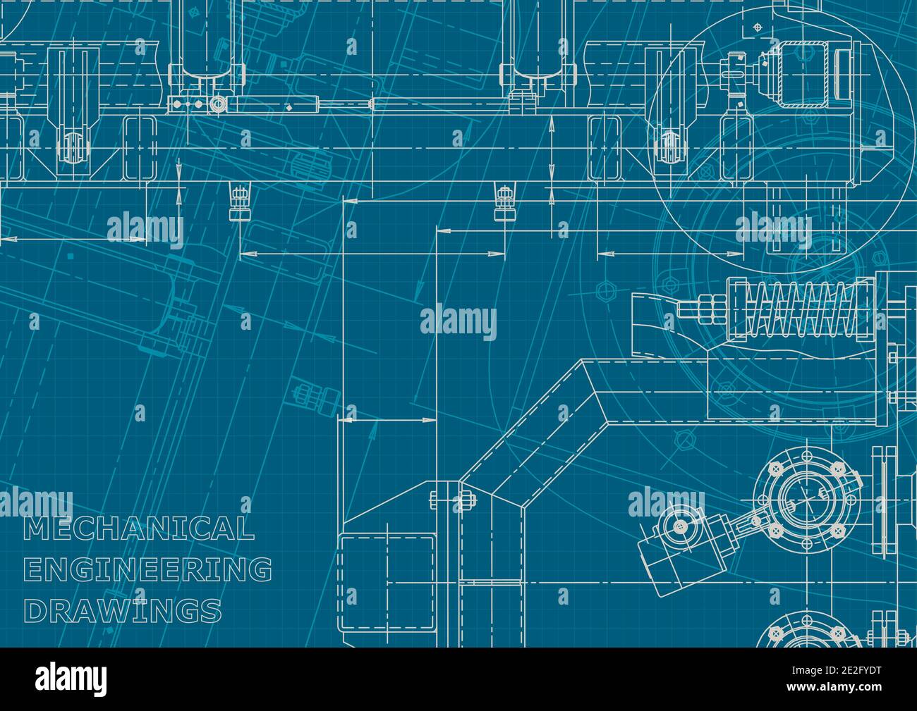 Corporate style, sketch. Technical illustrations, backgrounds ...
