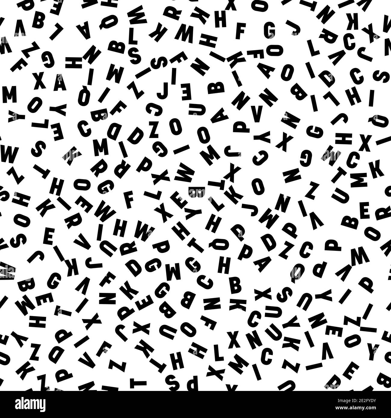 Text letters typography random Stock Vector Images - Alamy