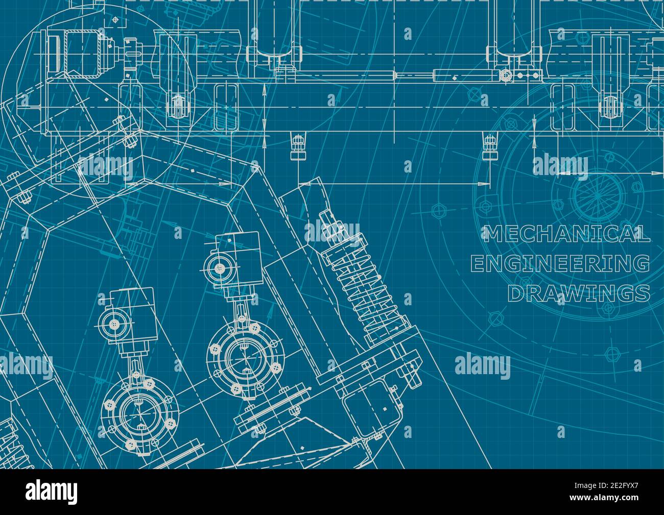 Computer aided design systems. Technical illustrations, backgrounds ...
