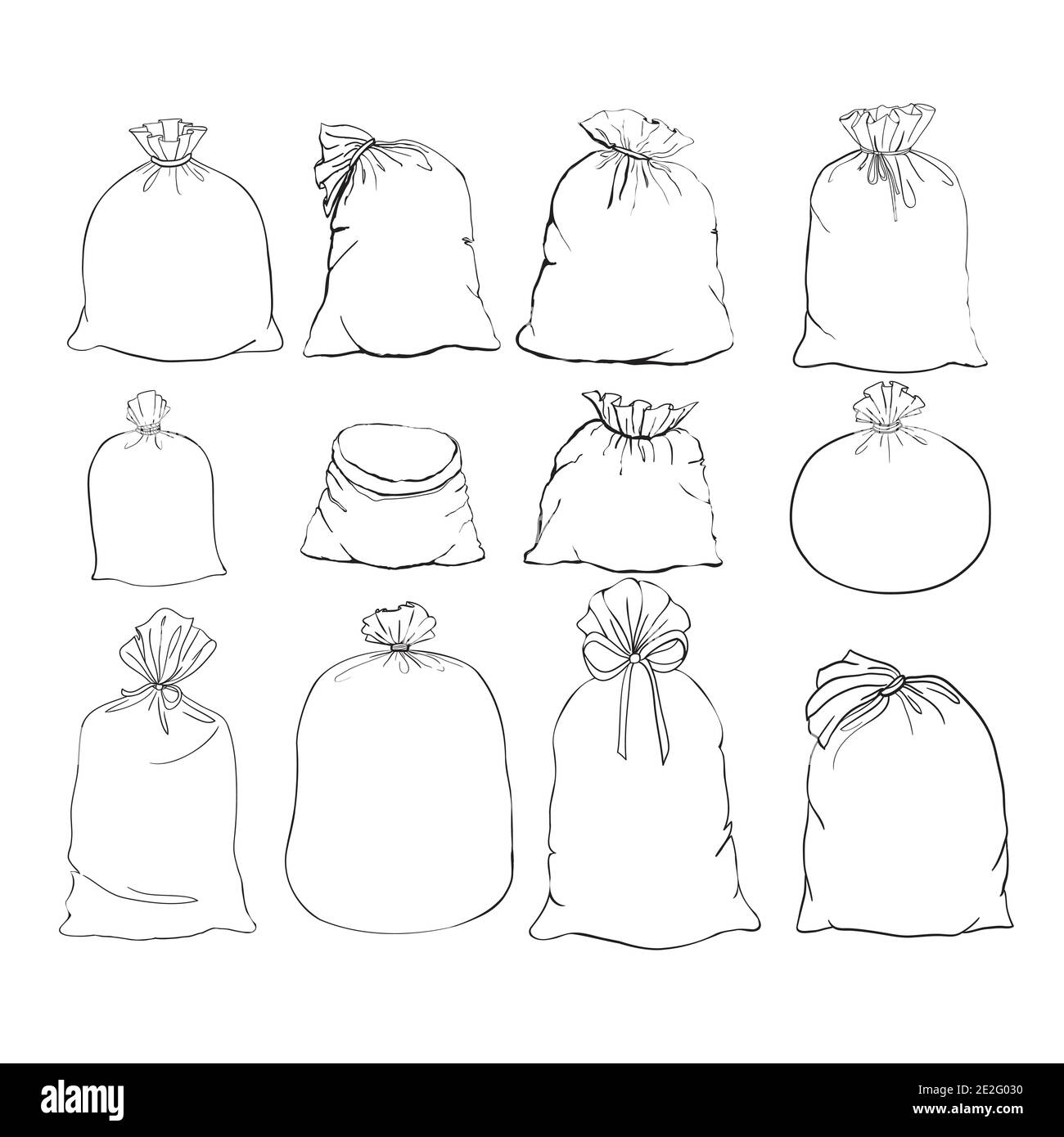 Canvas sack vector. Canvas bag Illustration Stock Vector Image & Art ...