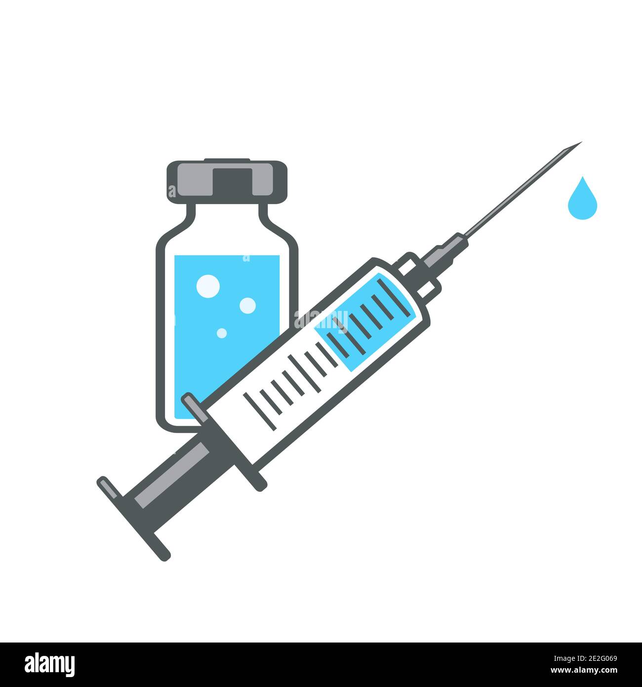 Pharmacy injection vaccination vaccine Stock Vector Images - Alamy