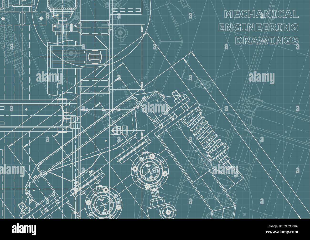 Mechanical engineering drawing. Machine-building industry. Instrument ...