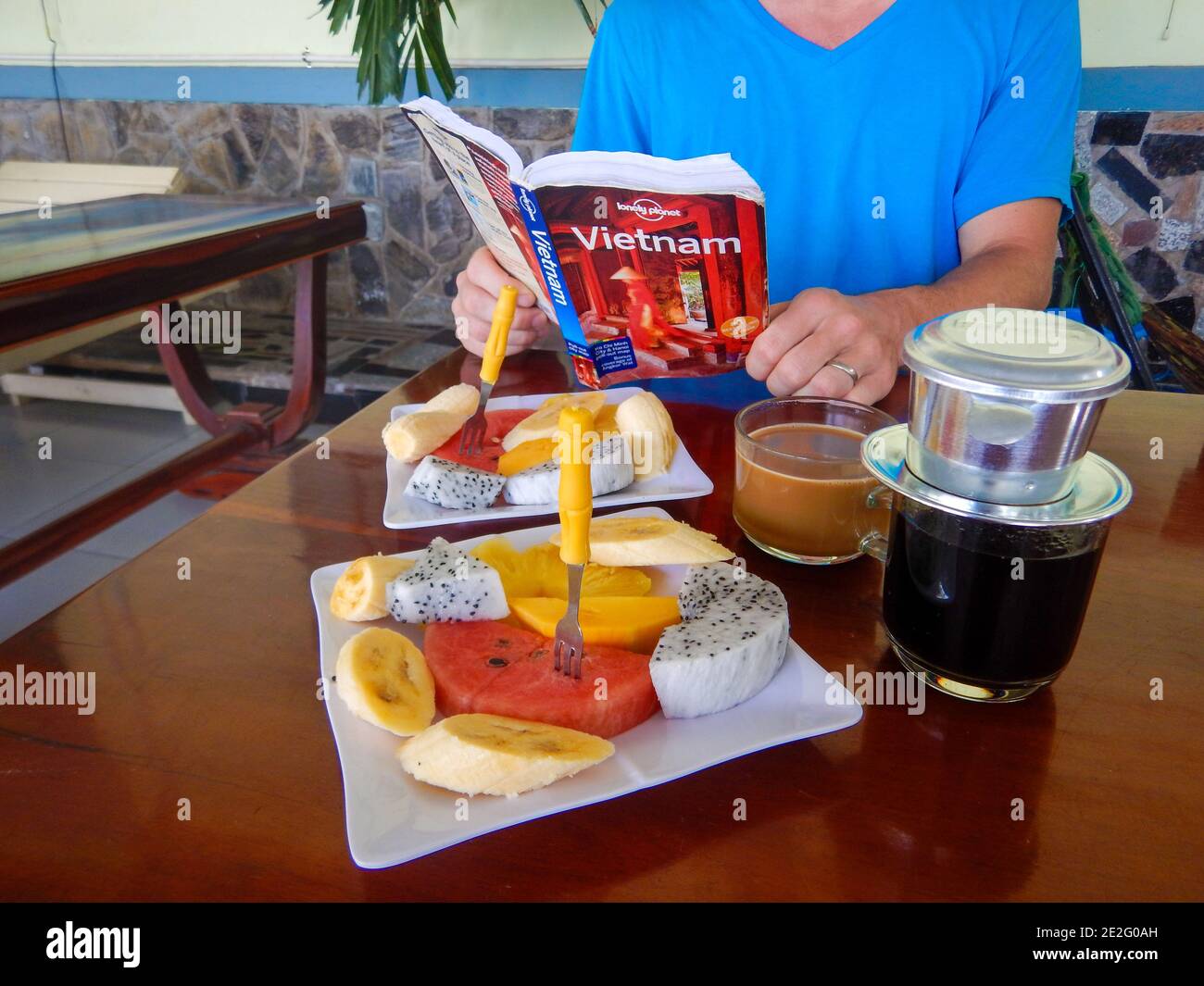 Amazing breakfast in Vietnam Stock Photo - Alamy