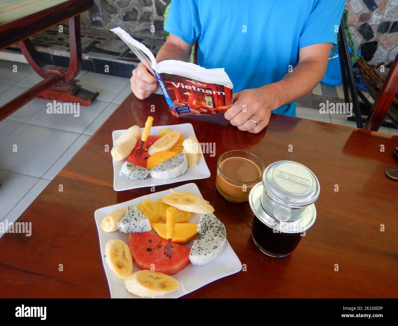 Amazing breakfast in Vietnam Stock Photo - Alamy