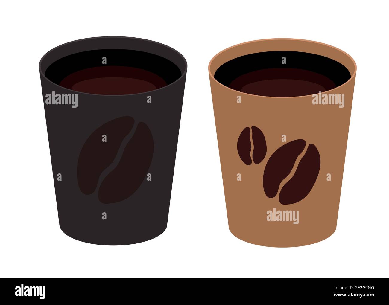 Simple cup Stock Vector Images - Alamy