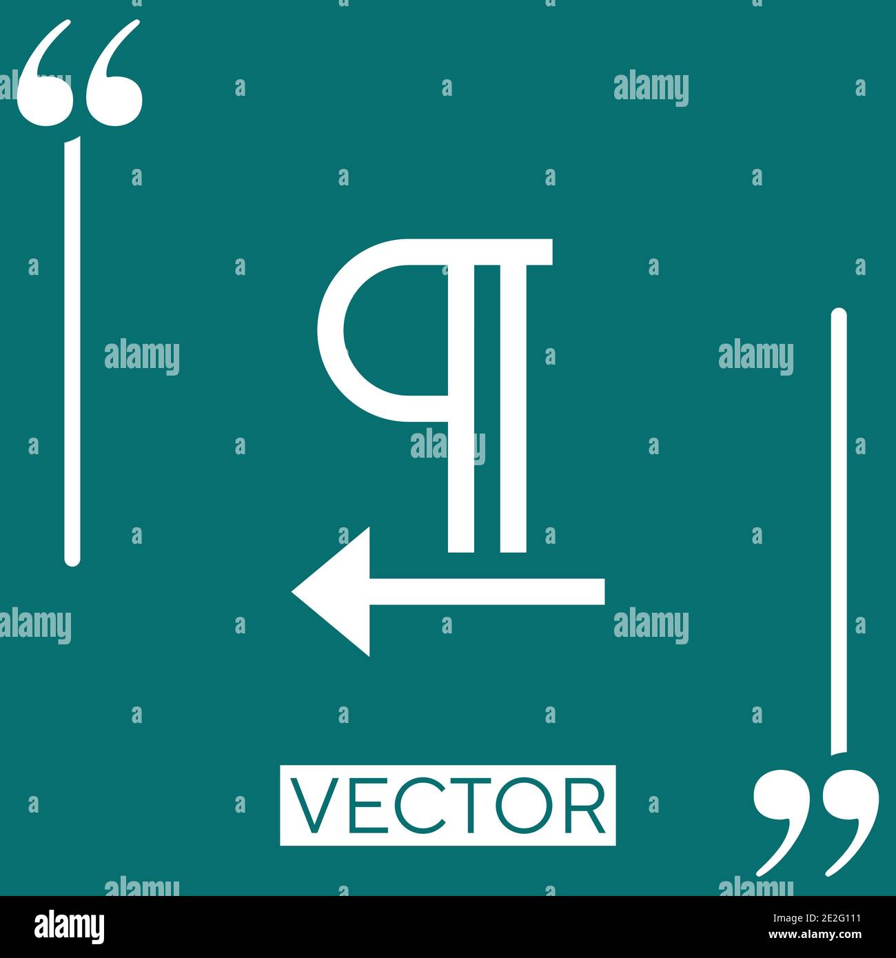 paragraph vector icon Linear icon. Editable stroke line Stock Vector ...